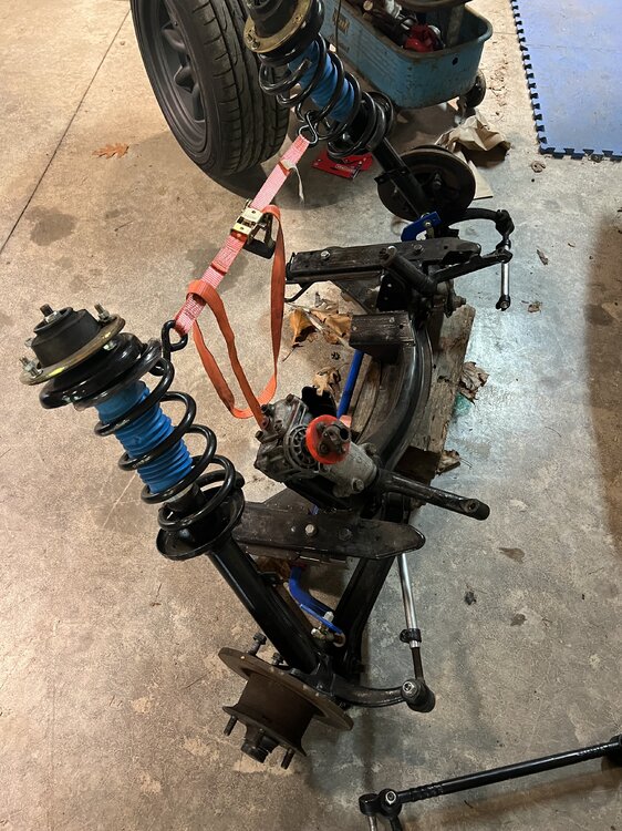 Rebuilt front subframe and struts |﻿ Suspension and Steering