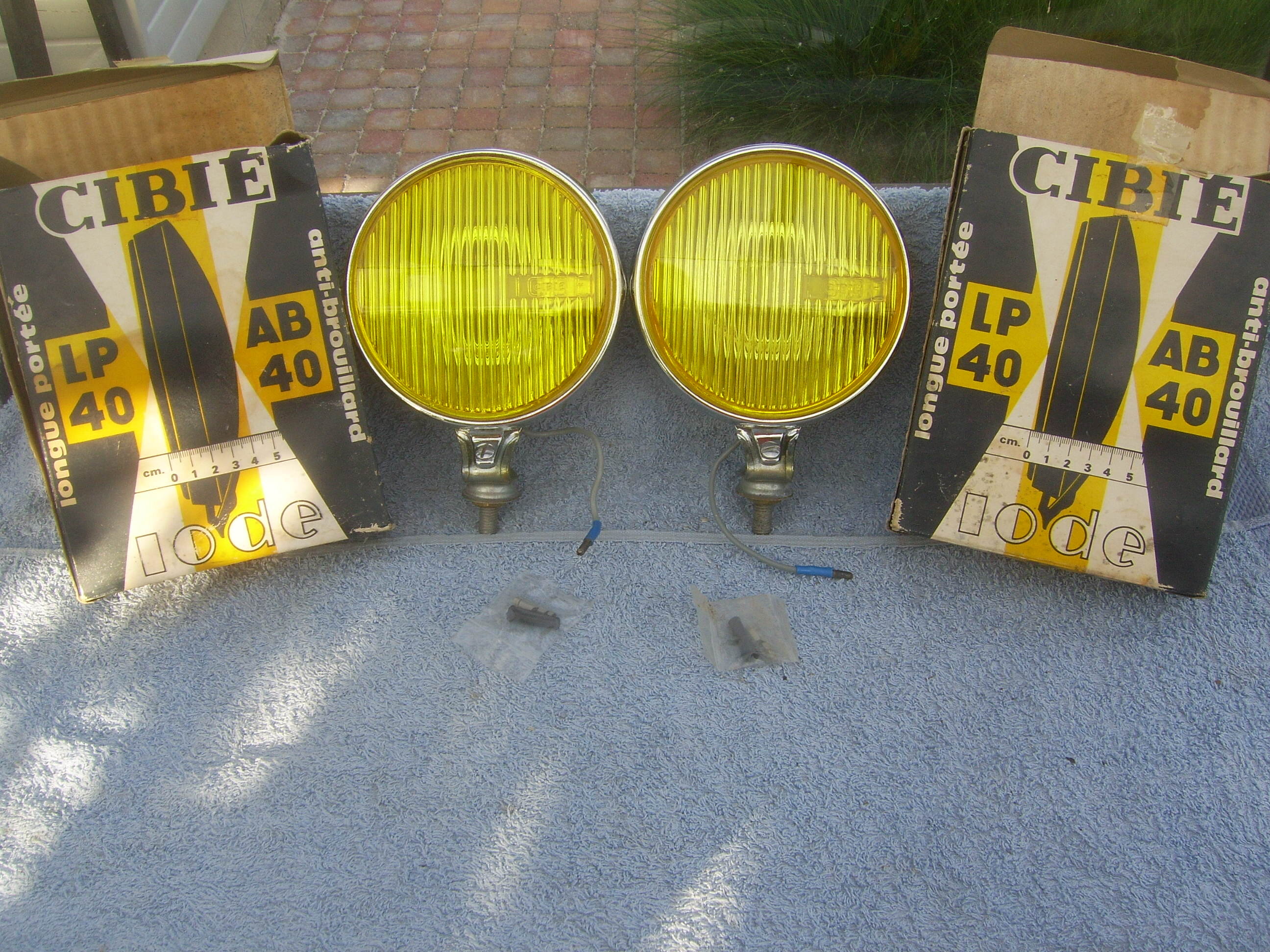 FS: NOS Set Cibie 40 Iode Yellow Fog Lights |﻿ Electrical and Ignition