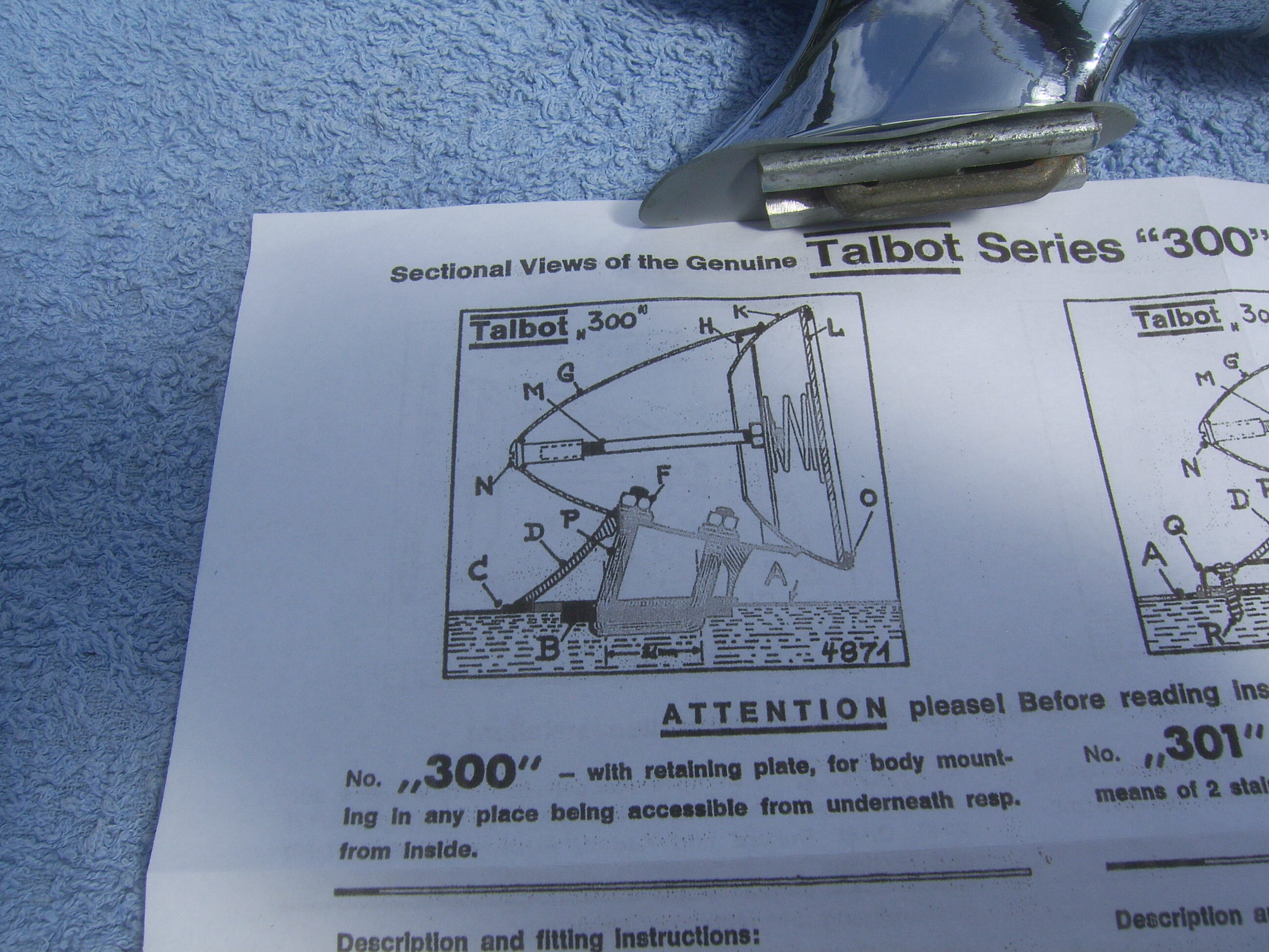 FS: Original Talbot Mirror |﻿ Body and Interior