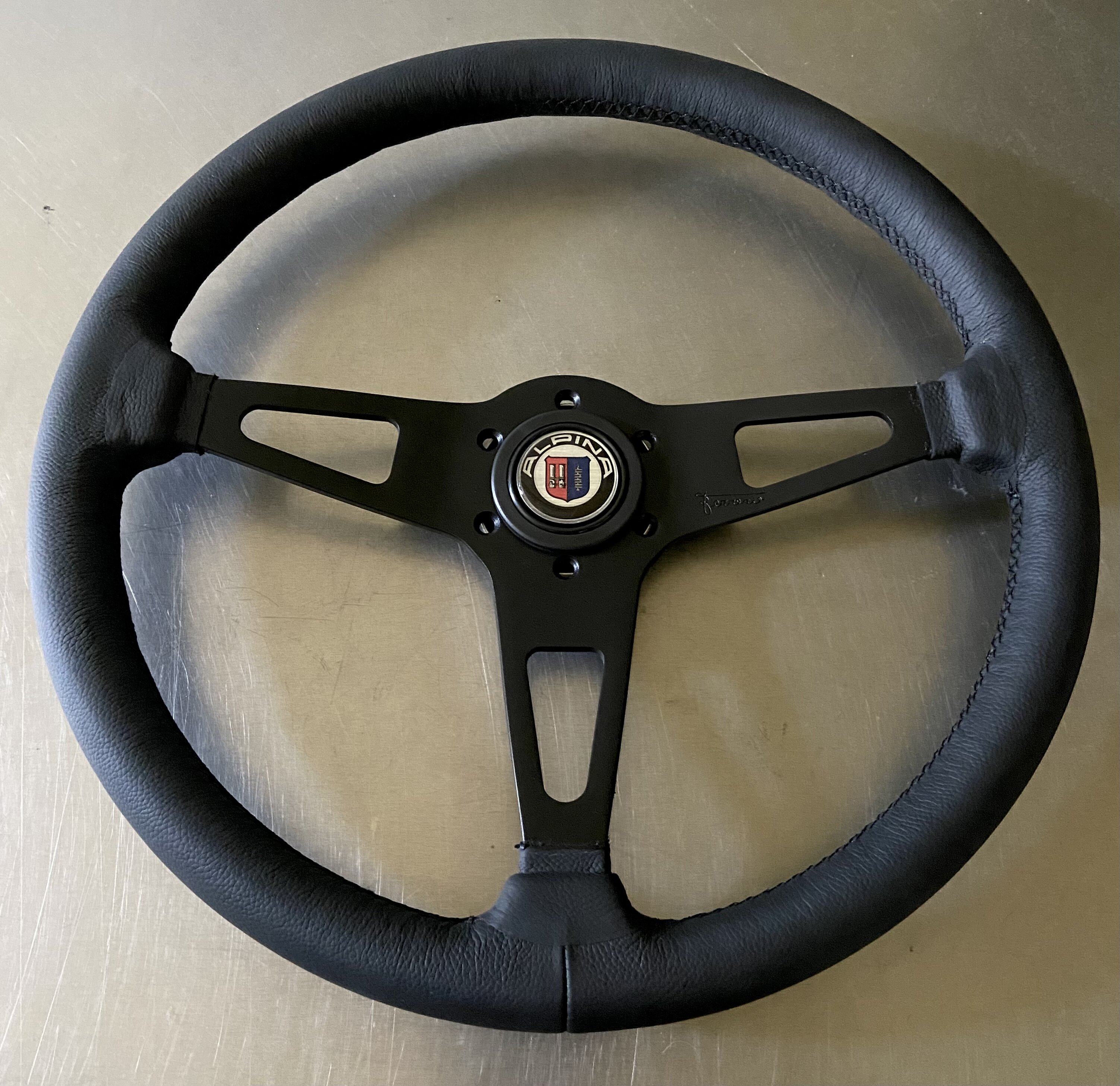 Vintage 380mm Ferrero Leather Steering Wheel |﻿ Suspension and Steering