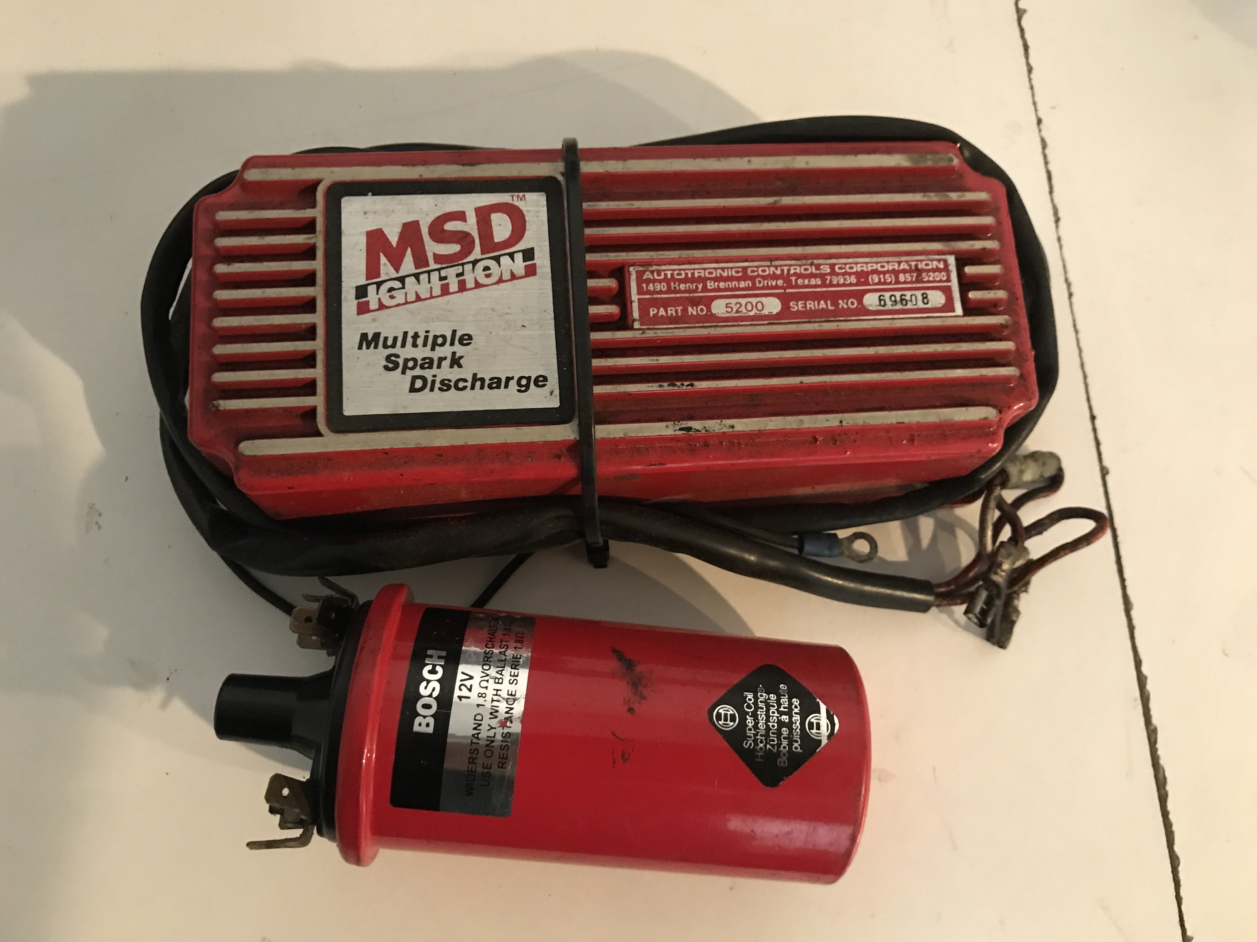 MSD- Ignition Box and Coil for BMW 2002-1600 |﻿ Electrical and Ignition