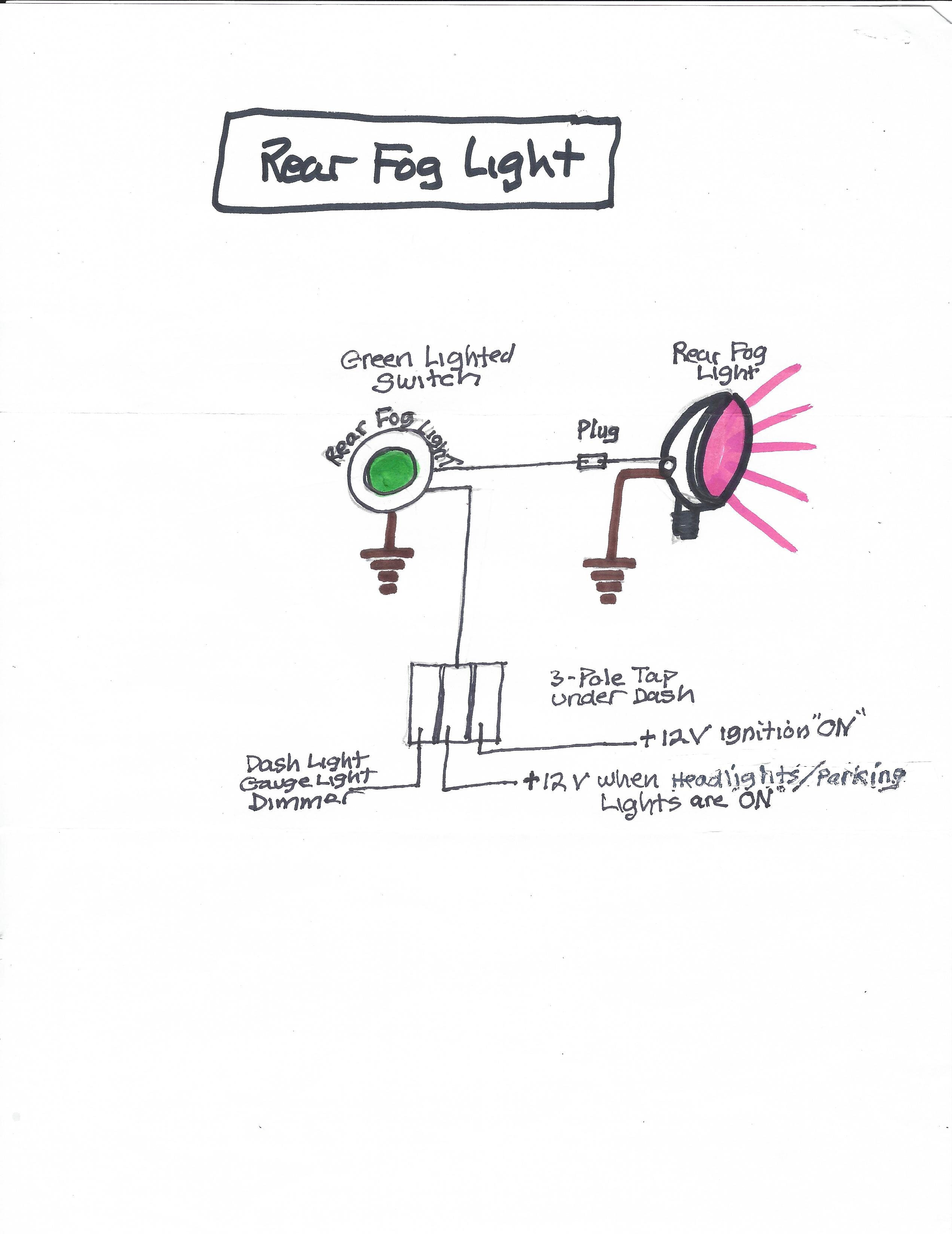 73 - Fog Lamp / Low Beam Wire Diagram Green Console Switch |﻿ BMW 2002 ...