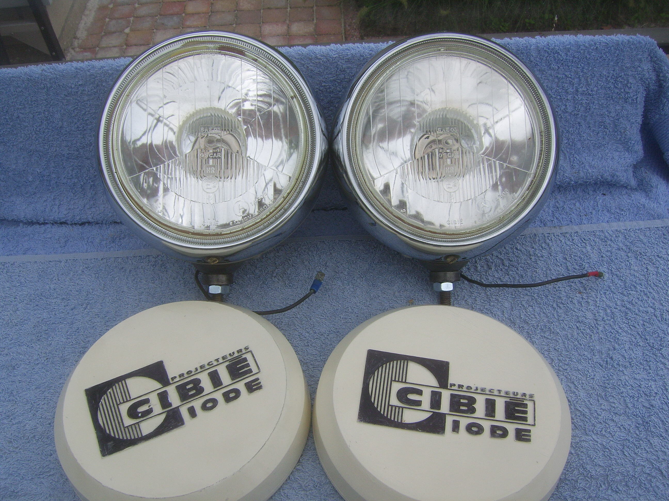 FS: Cibie Oscar Clear Driving Lights + Covers |﻿ Electrical and Ignition