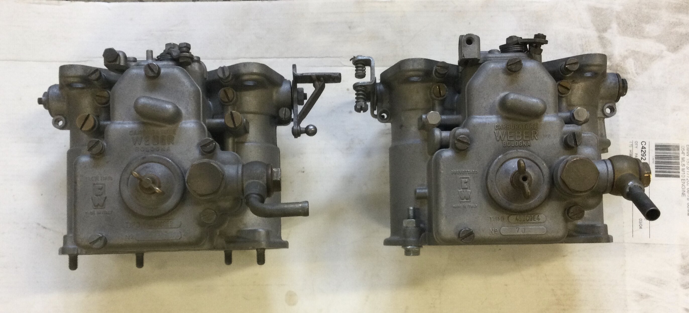 Weber 45 dcoe, intake, linkage, fuel reg. |﻿ Engine and Drivetrain