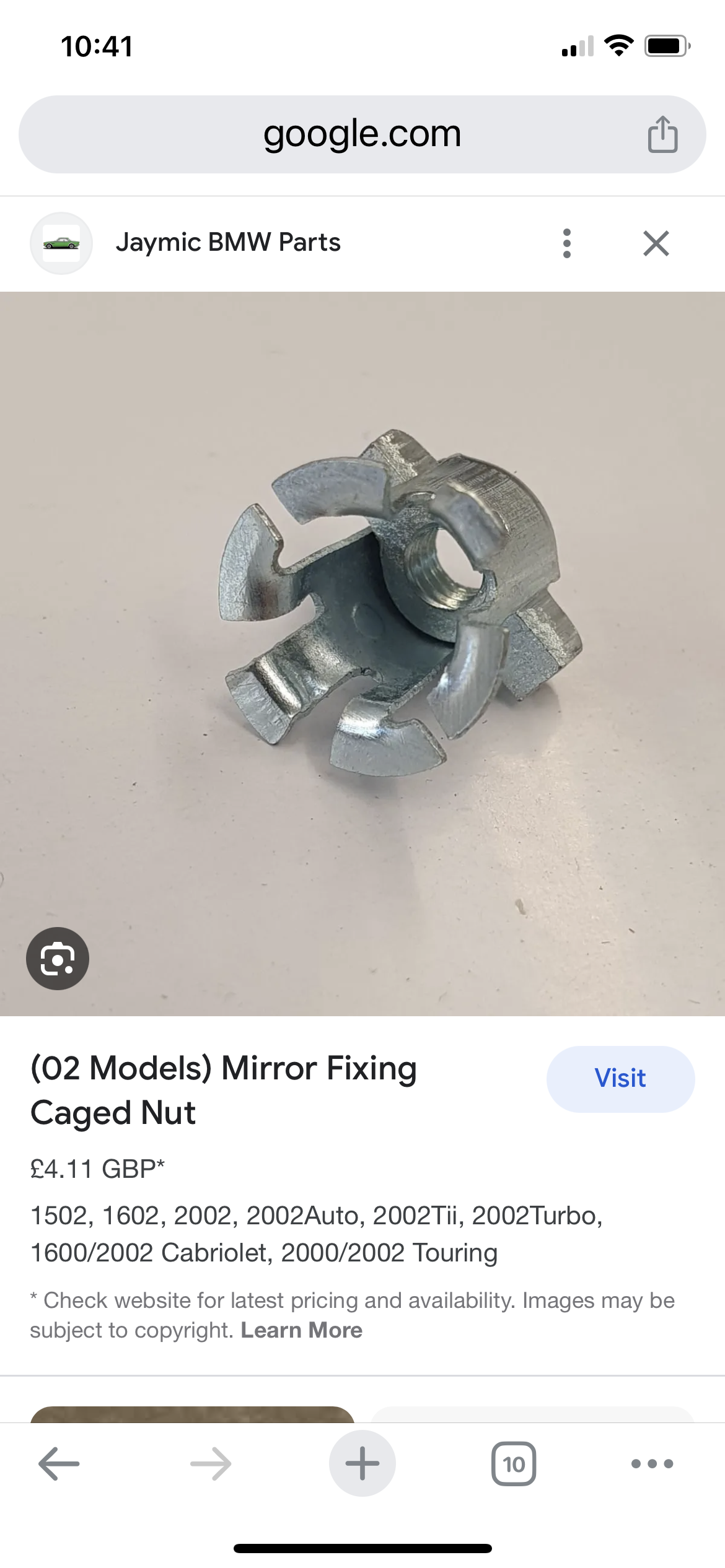 Side mirror mounting - BMW 2002 and other '02 - 2002FAQ
