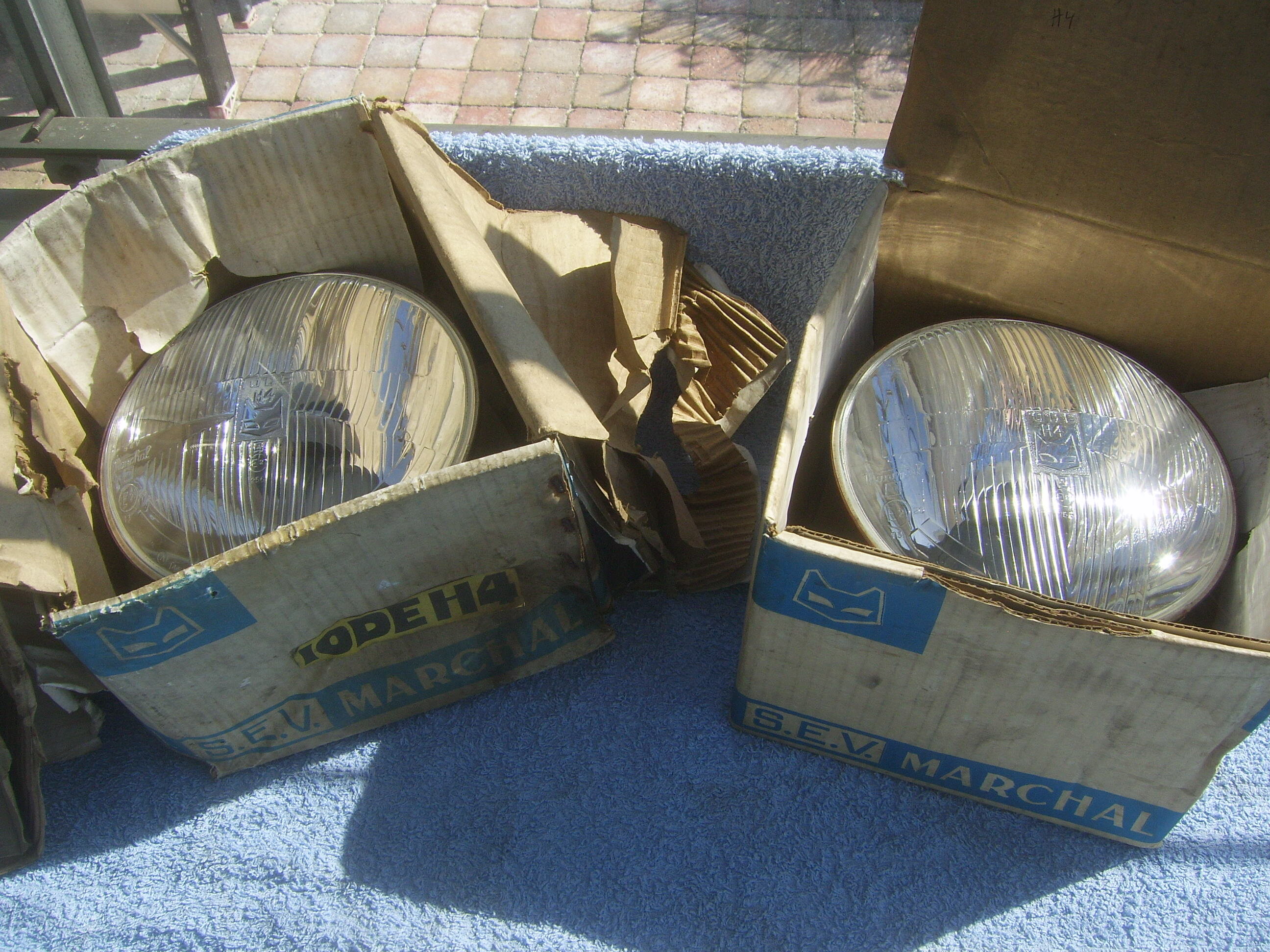 FS: NOS 7” Marchal H4 Headlights |﻿ Electrical and Ignition