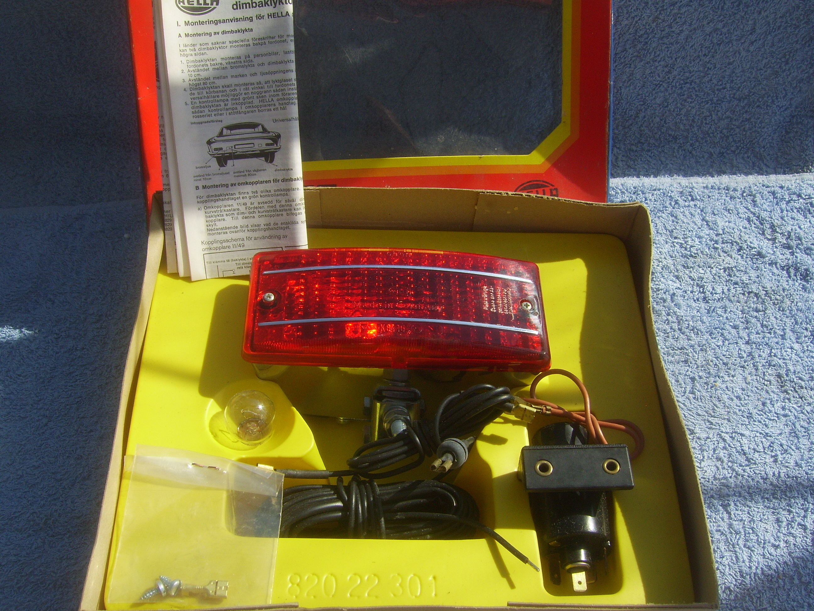 FS: NIB Hella Red Rear Fog Light - Electrical and Ignition - 2002FAQ