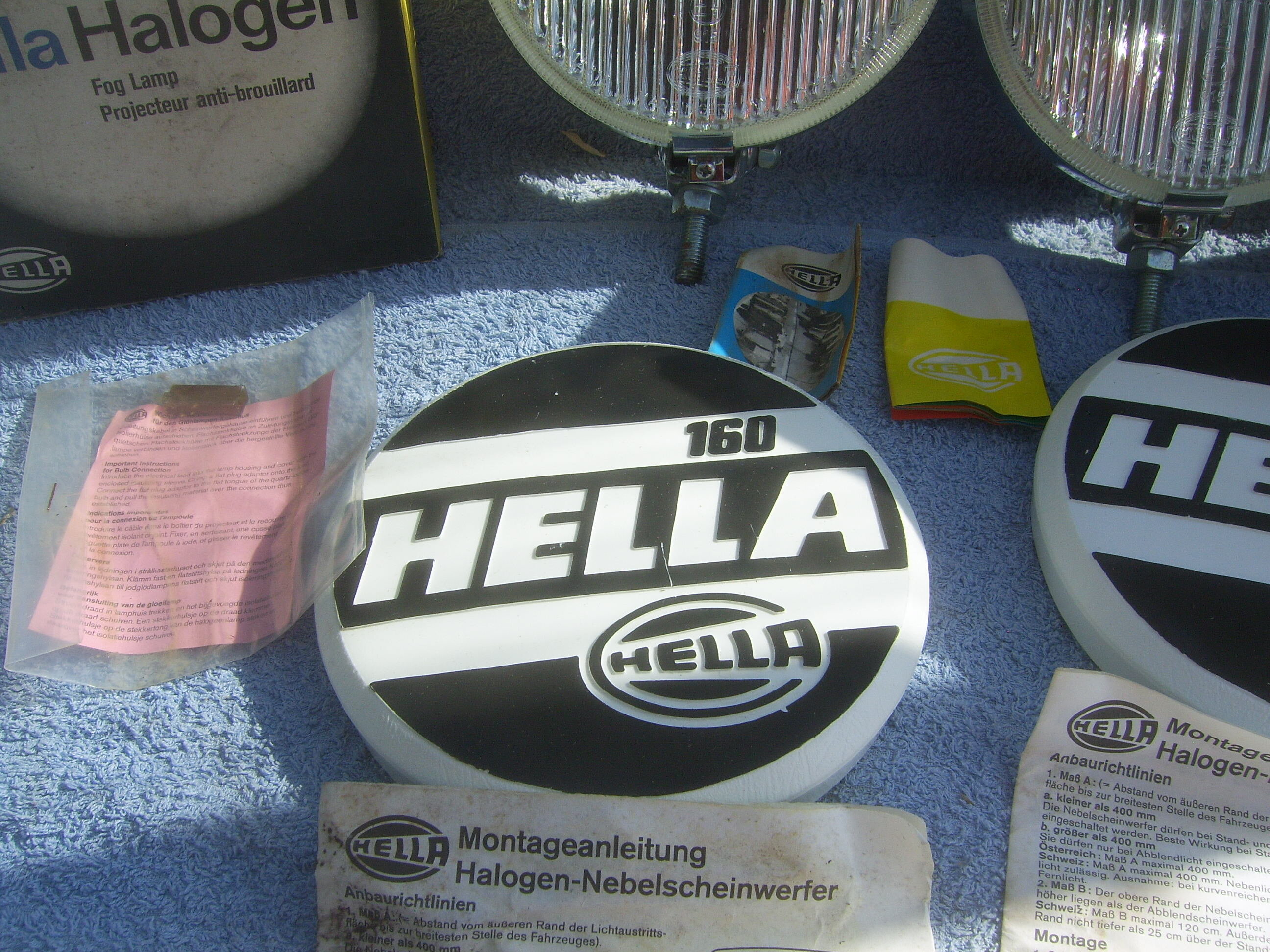 FS: NIB Hella 160 Clear Fog Lights + NOS Covers |﻿ Electrical and Ignition