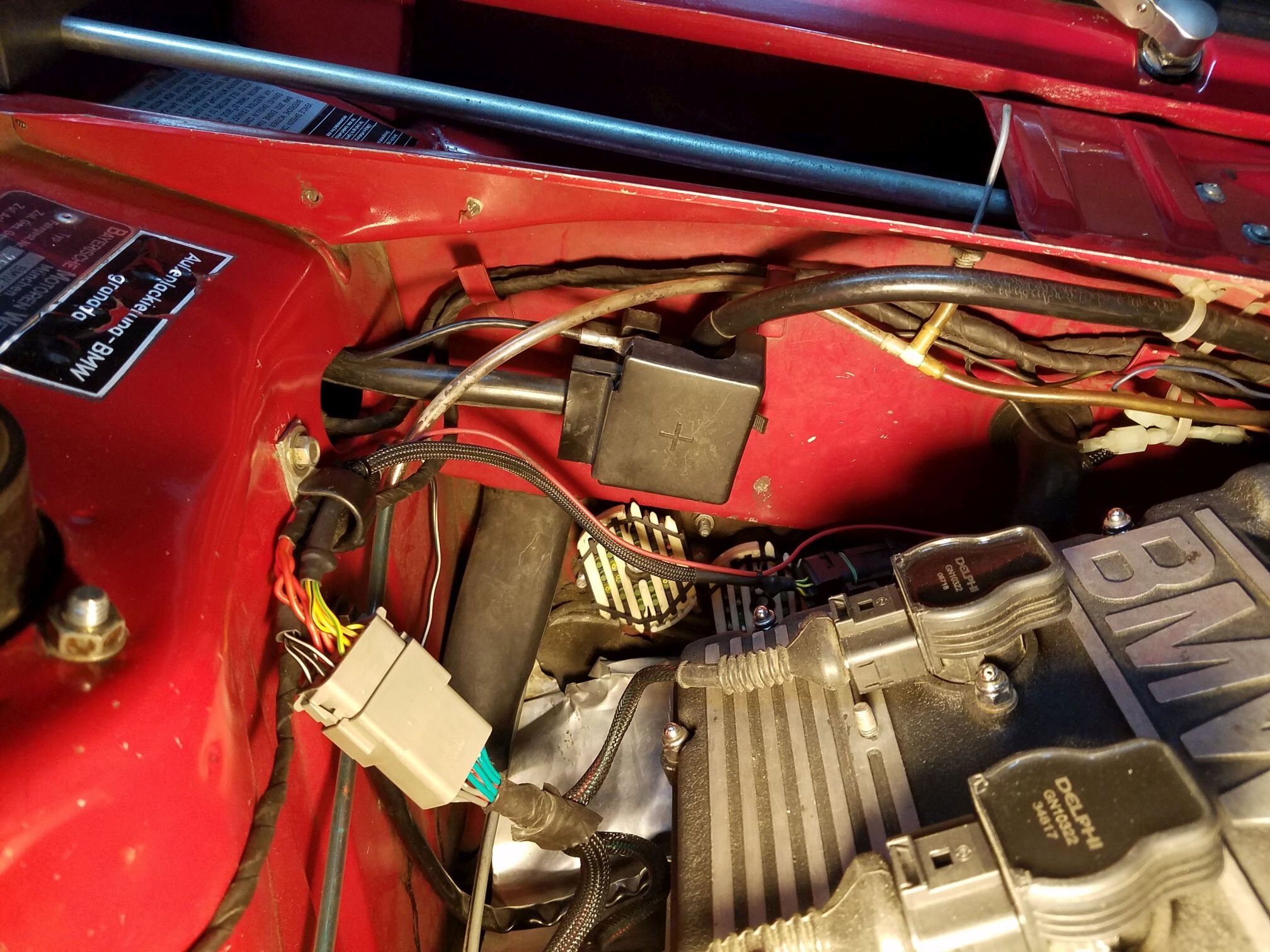 Rear battery relocation-dist block location? engine ground? |﻿ BMW 2002 ...