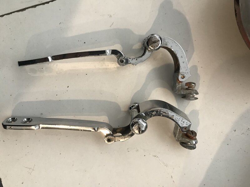 Early chrome rear quarter window latches |﻿ Body and Interior