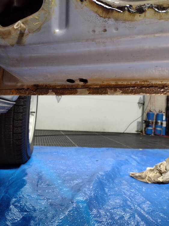 Rust inside door frame |﻿ BMW 2002 and other '02