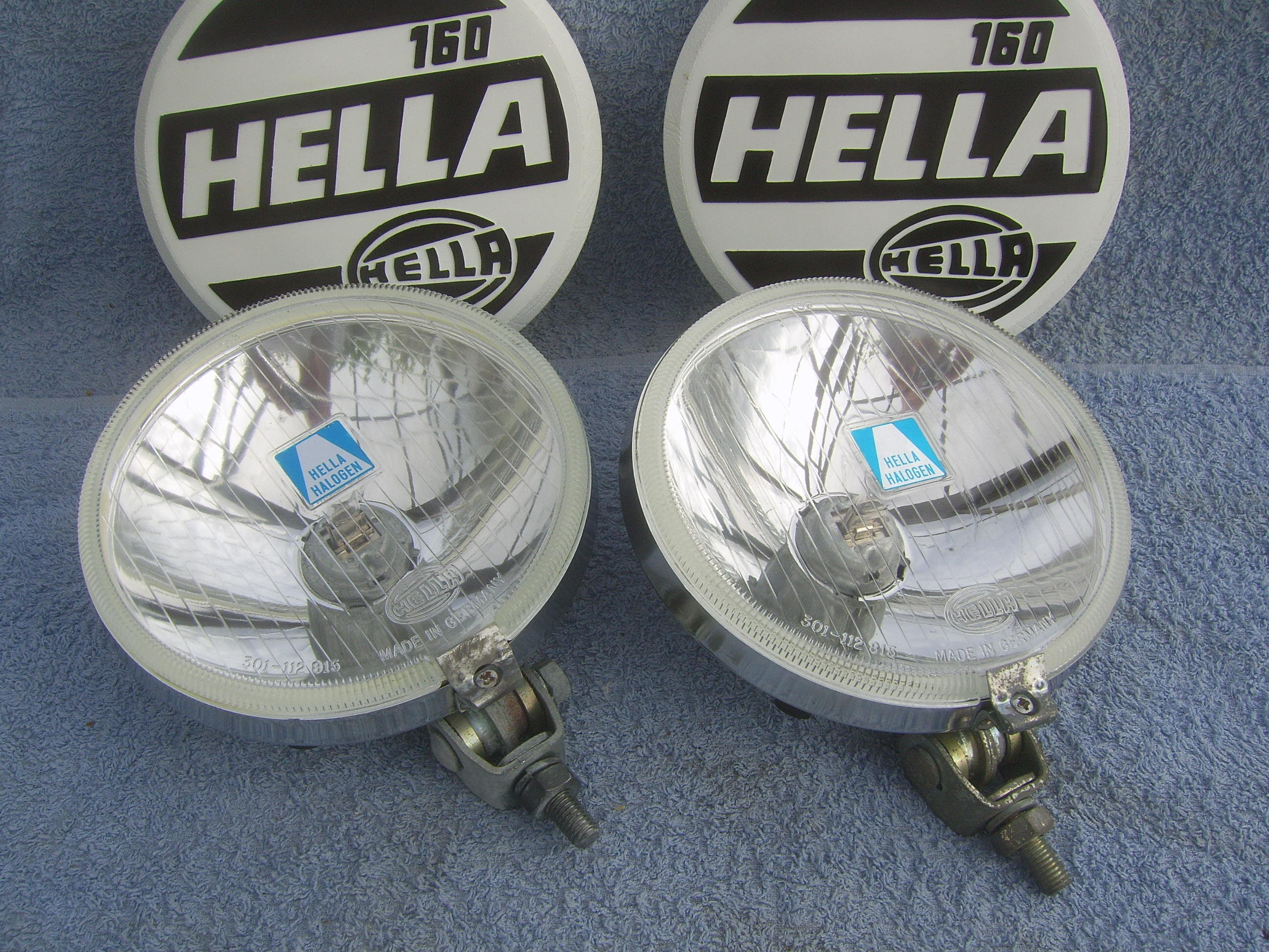 FS: NOS Hella 160 Clear Driving Lights + NOS Covers - Electrical and ...
