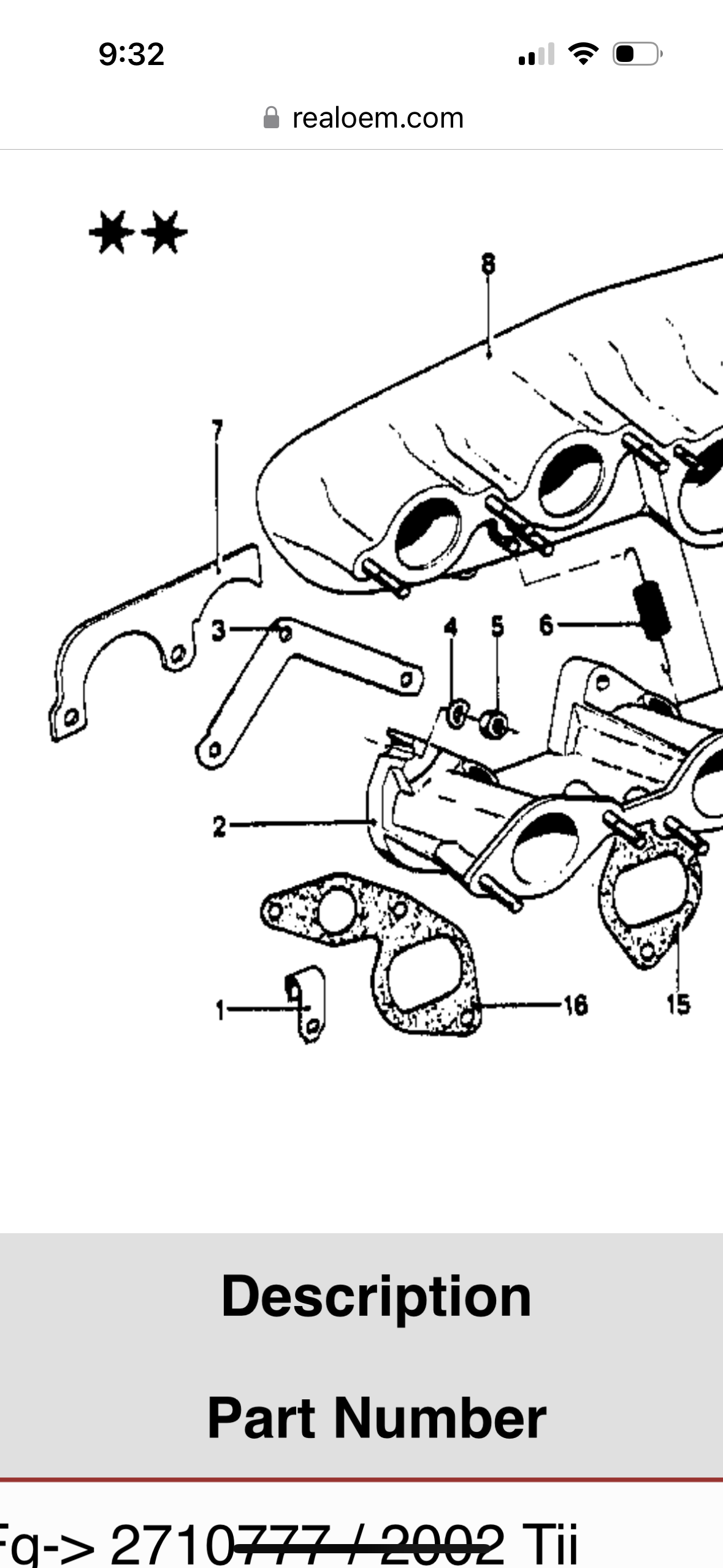 Small intake bracket - tii intake |﻿ Parts Wanted