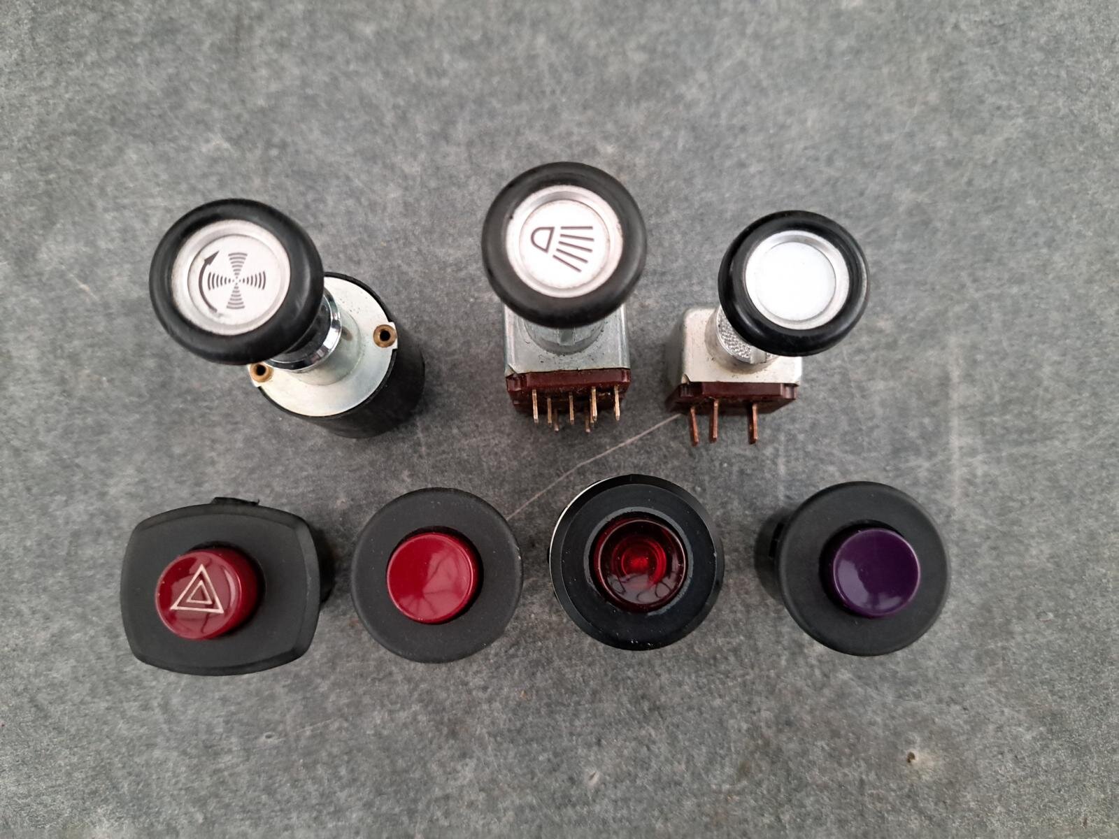 Switches, hazard blower defrost headlight .. |﻿ Body and Interior