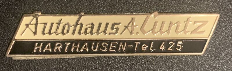 A bit of a special German Dealer plate |﻿ Body and Interior