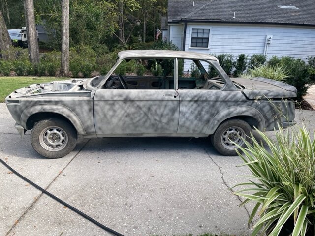 '73 BMW 2002 roundie rolling chassis - Body and Interior - 2002FAQ