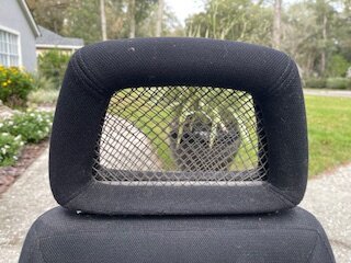 Recaro black fishnet headrest seats |﻿ Body and Interior