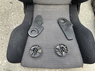 Recaro black fishnet headrest seats |﻿ Body and Interior