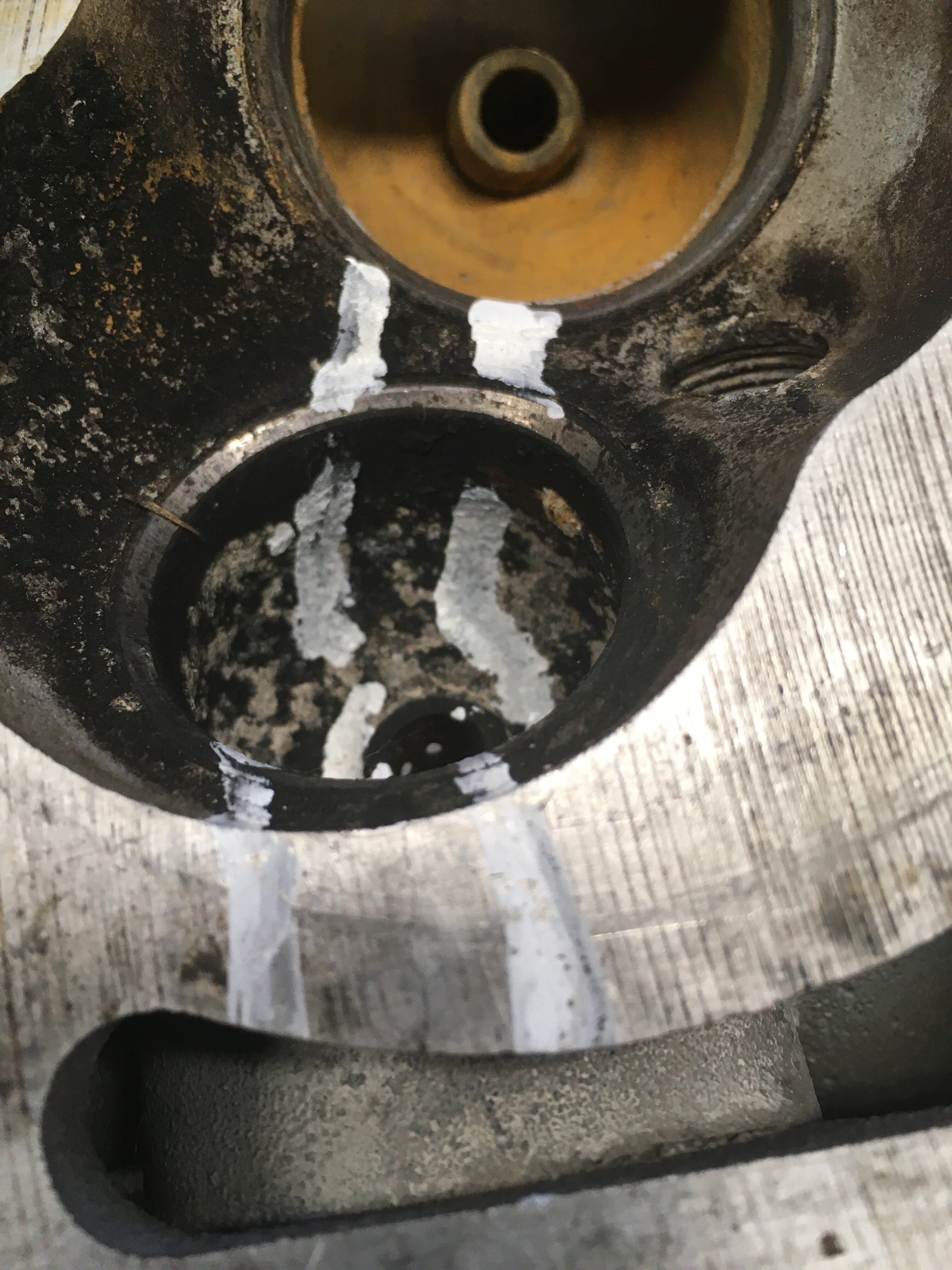 121 Ti cracked cylinder head for shipping |﻿ Engine and Drivetrain