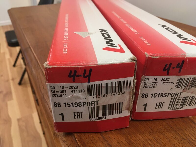 2002, 2002tii koni yellow sport strut inserts |﻿ Suspension and Steering