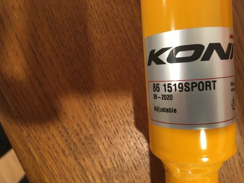 2002, 2002tii koni yellow sport strut inserts |﻿ Suspension and Steering