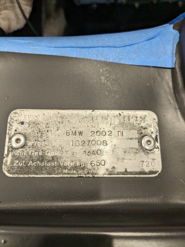 The Mystery of the Hand Stamped VIN - Page 2 |﻿ BMW 2002 and other '02