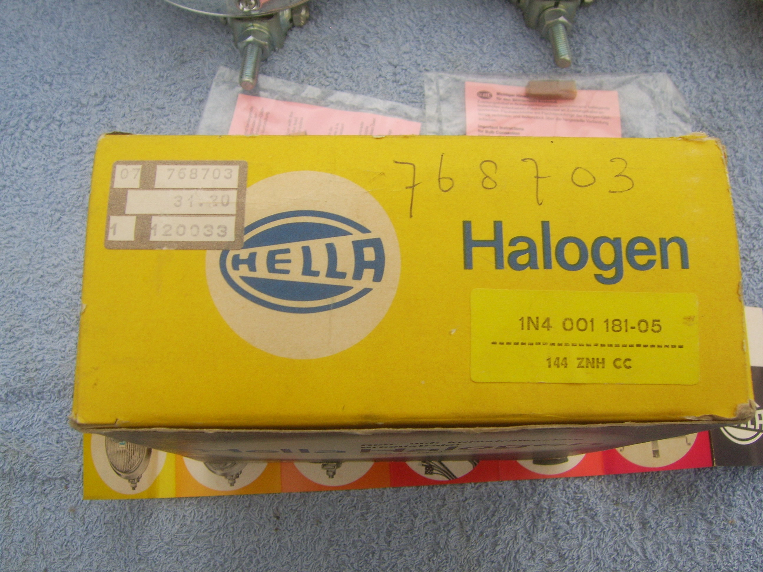 FS: NOS Hella 144 ZNH CC Yellow Fog Lights |﻿ Miscellaneous