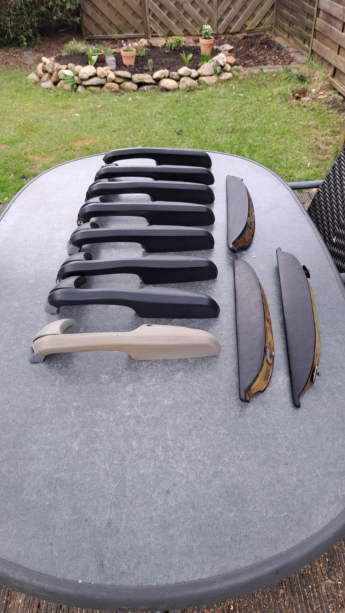Arm rests, black blue gray - Body and Interior - 2002FAQ