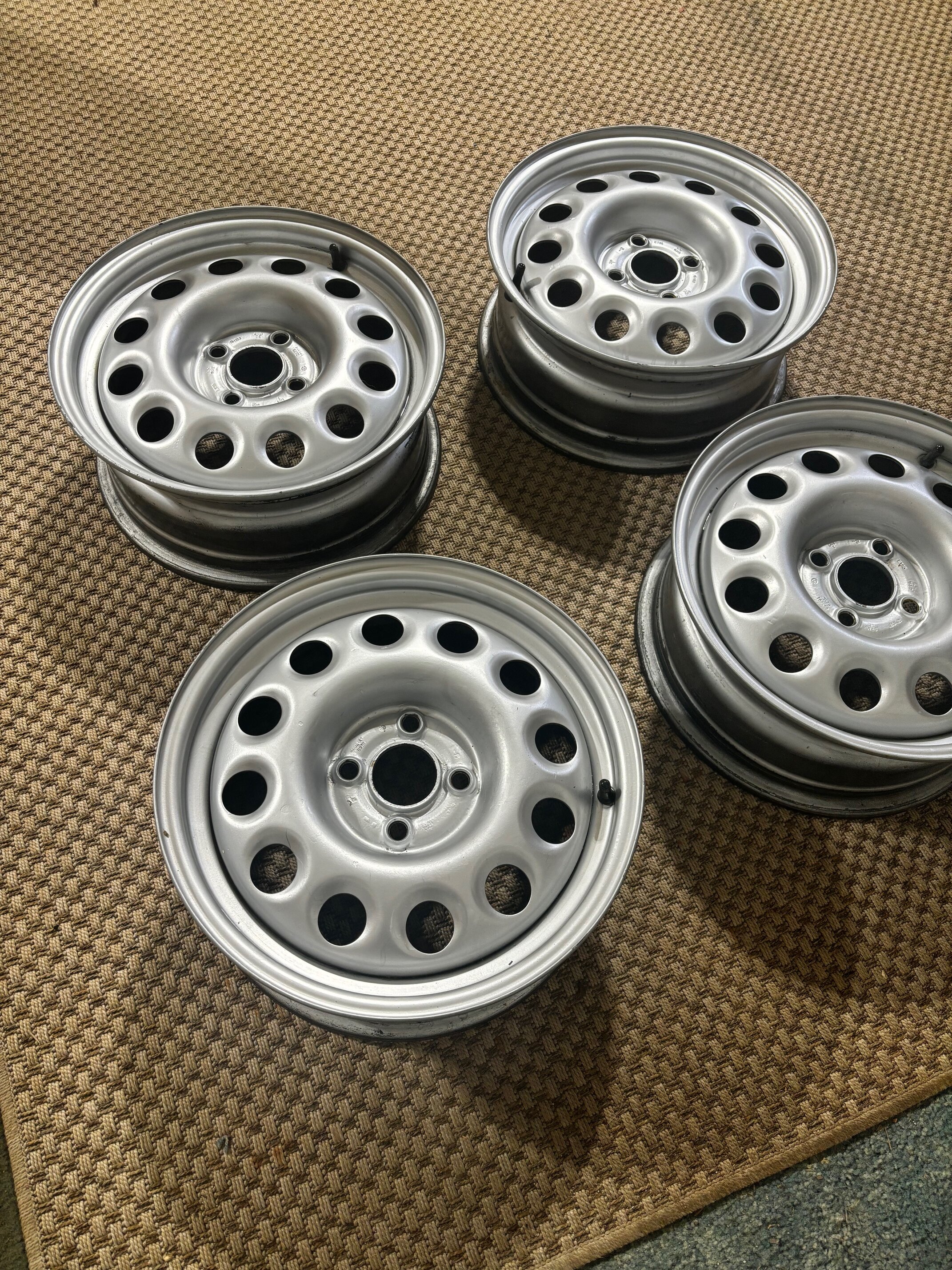 VW Corrado 15x6 Steelies et35 |﻿ Wheels