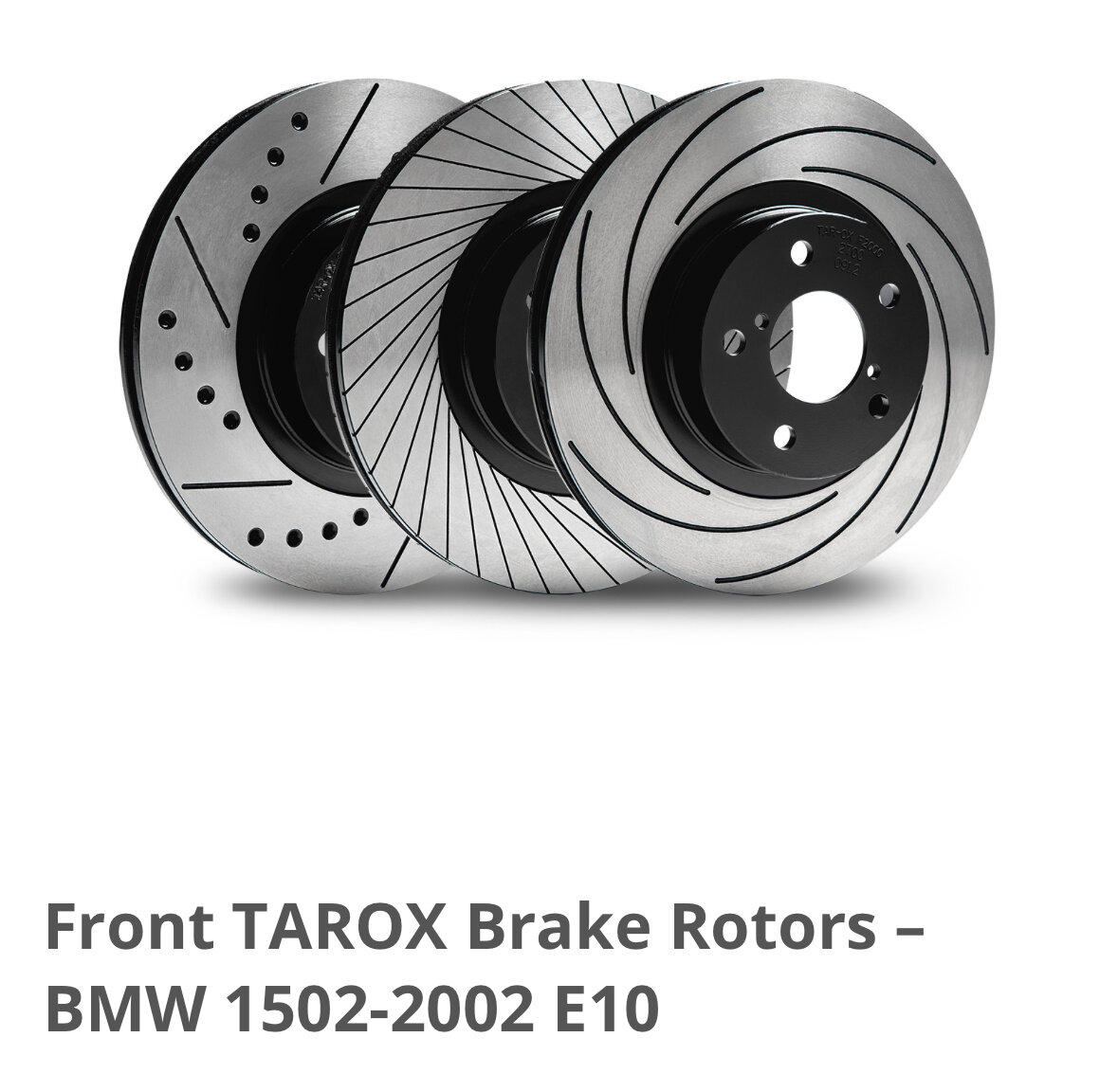 Racing front Struts & Brakes- what do i have/identification? - BMW 2002 ...