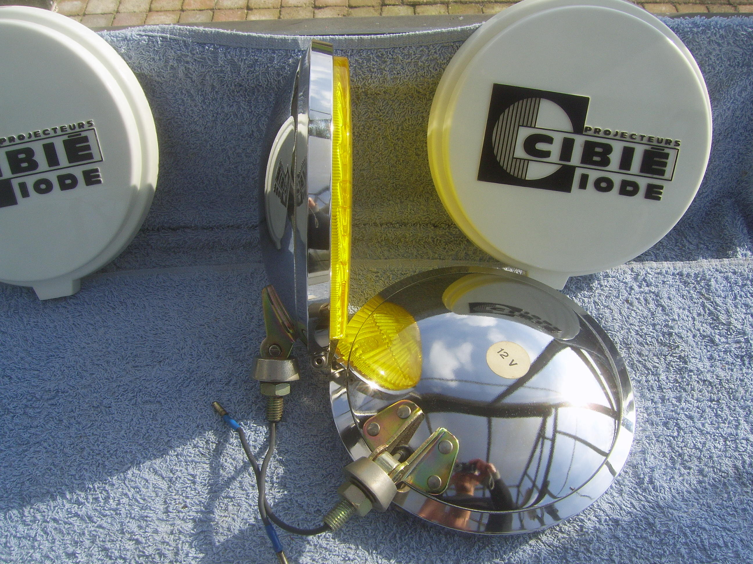 FS: NOS Cibie 45 Yellow Fog Lights + NOS Covers |﻿ Miscellaneous