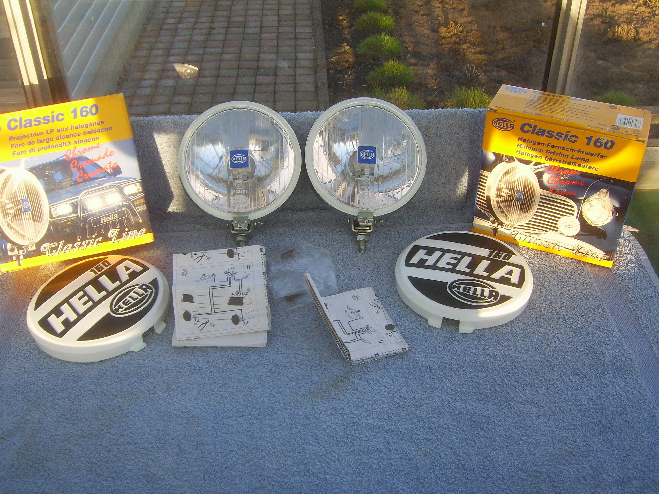 FS: NOS Hella 160 Clear Driving Lights + NOS Covers - Miscellaneous ...