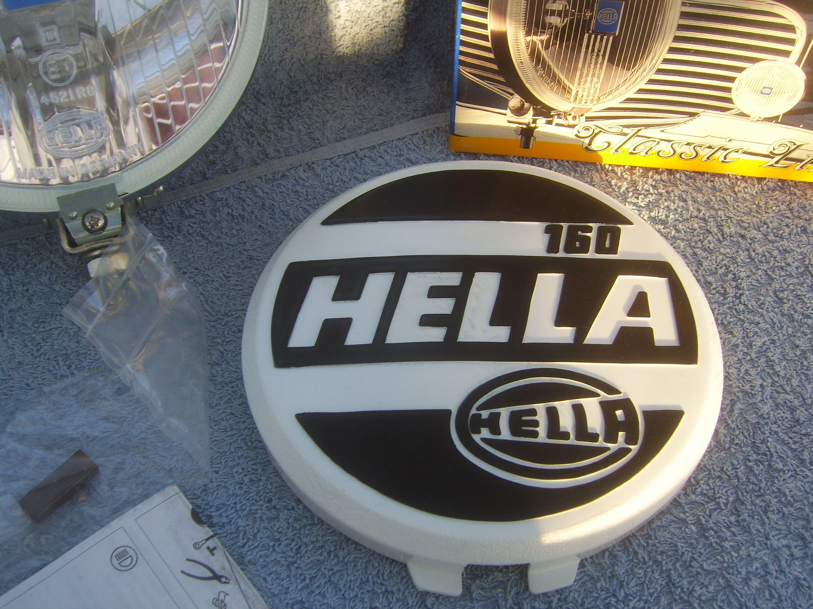 FS: NOS Hella 160 Clear Driving Lights + NOS Covers |﻿ Miscellaneous