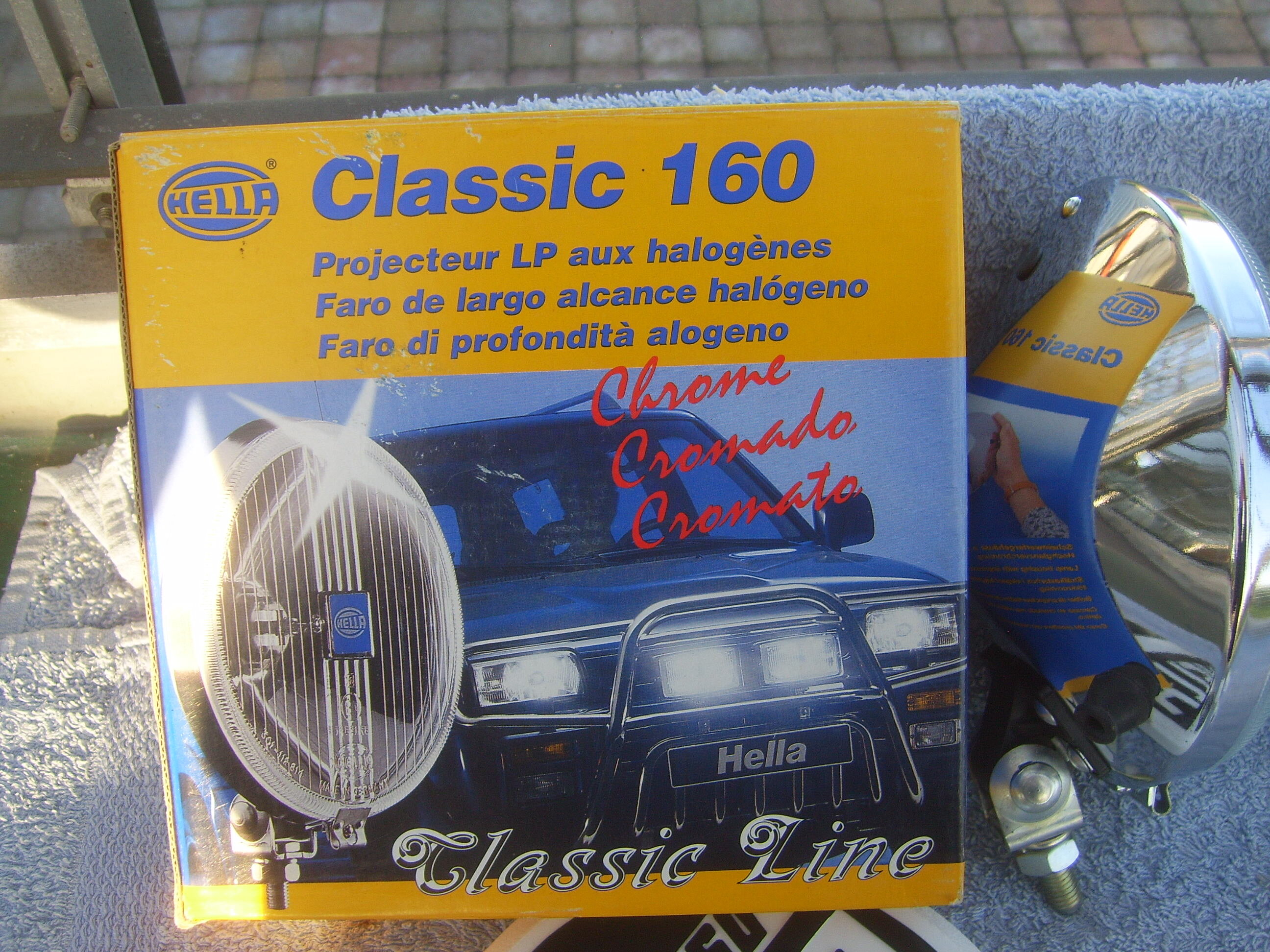 FS: NOS Hella 160 Clear Driving Lights + NOS Covers - Miscellaneous ...
