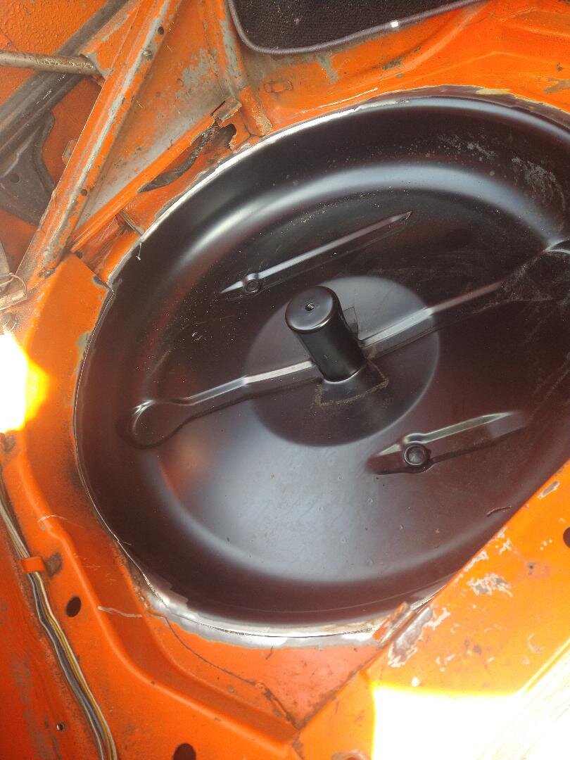 Spare tire well repair completed |﻿ BMW 2002 and other '02