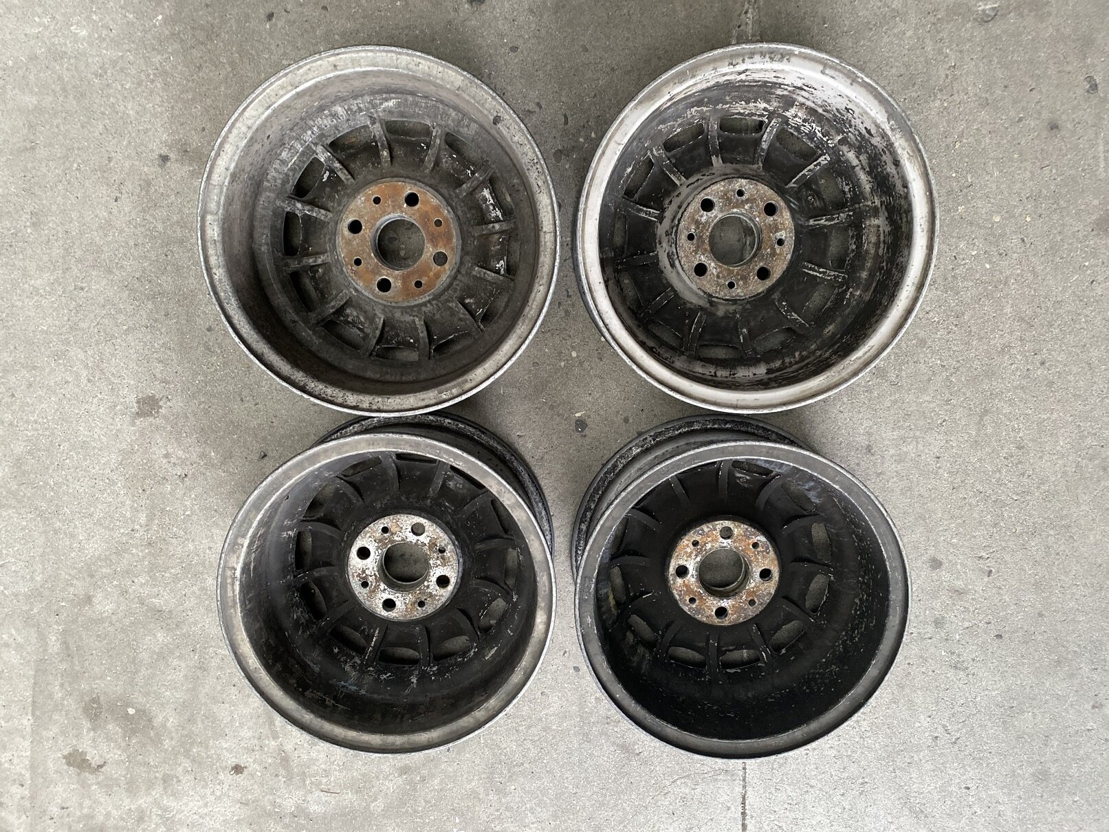 4x rare 2002 Turbo MAHLE 6/13 alloy wheels |﻿ Wheels