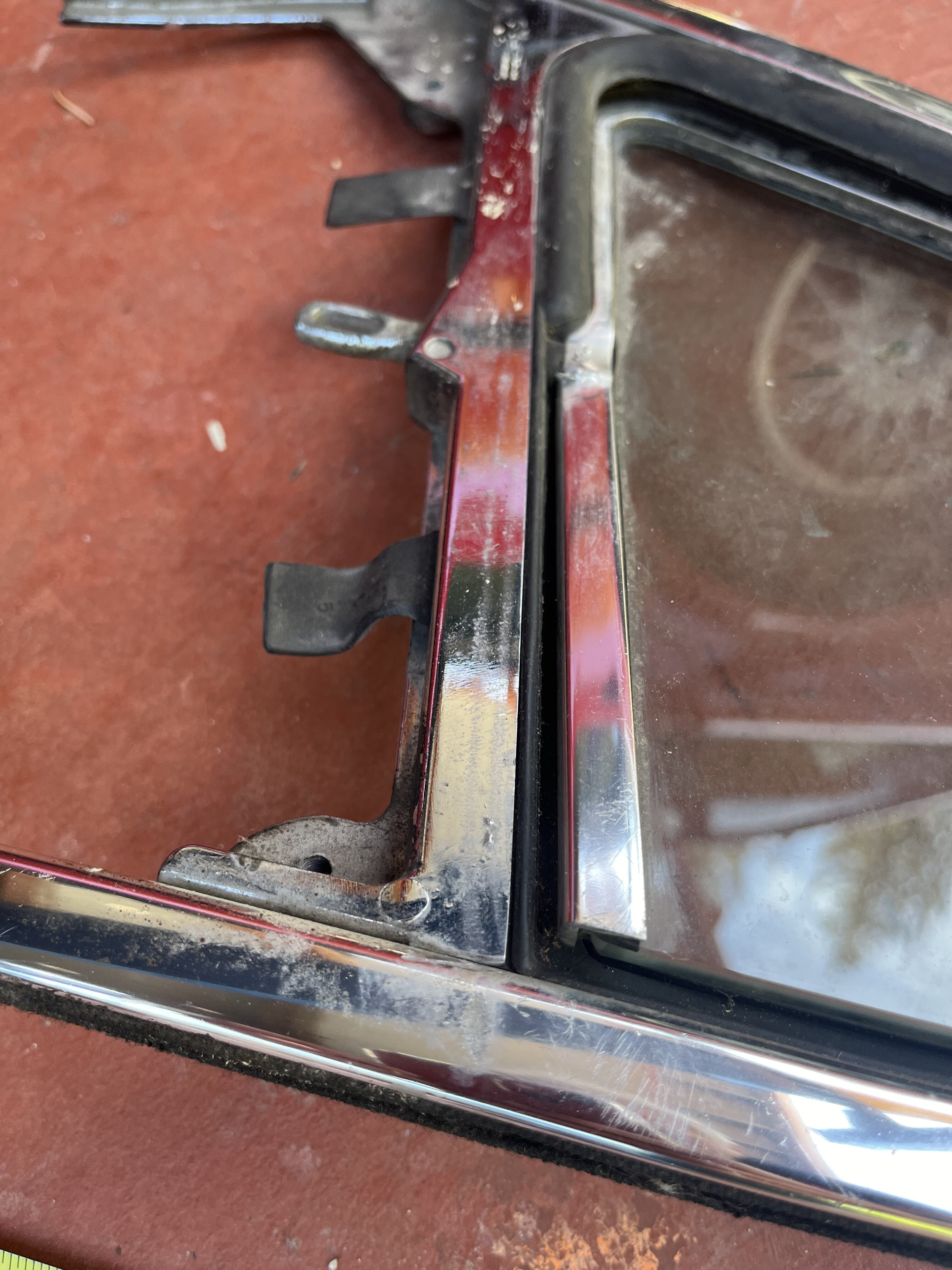 Driver left side used vent window and frame |﻿ Body and Interior