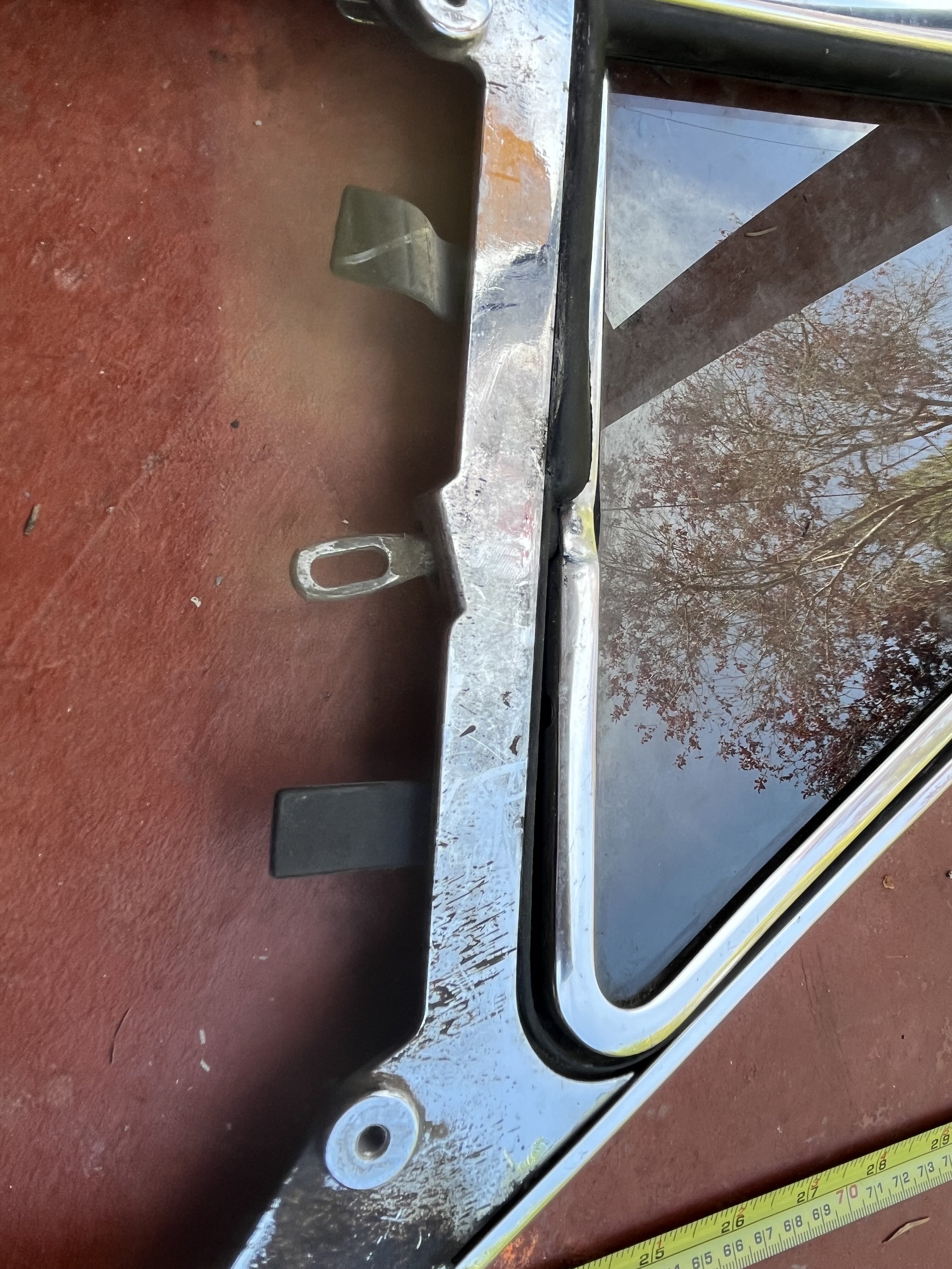 Driver left side used vent window and frame - Body and Interior - 2002FAQ