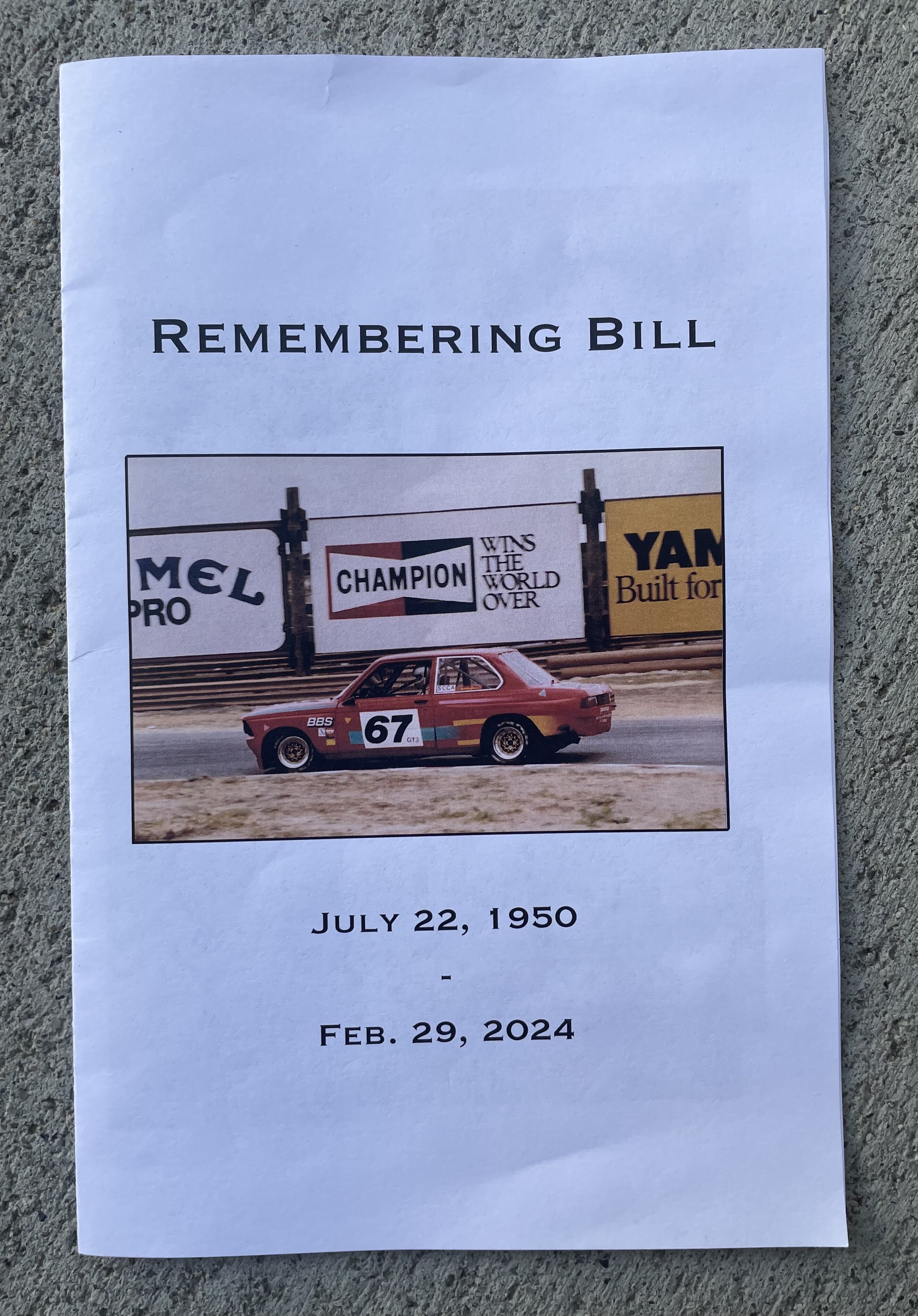 RIP, Bill Watson - BMW 2002 and other '02 - 2002FAQ