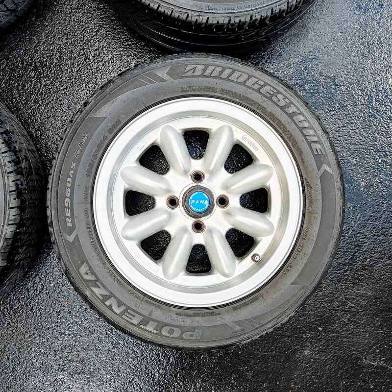 14x6" ET25 Panasport Z-Light Wheels w/Bridgestone Potenzas |﻿ Wheels