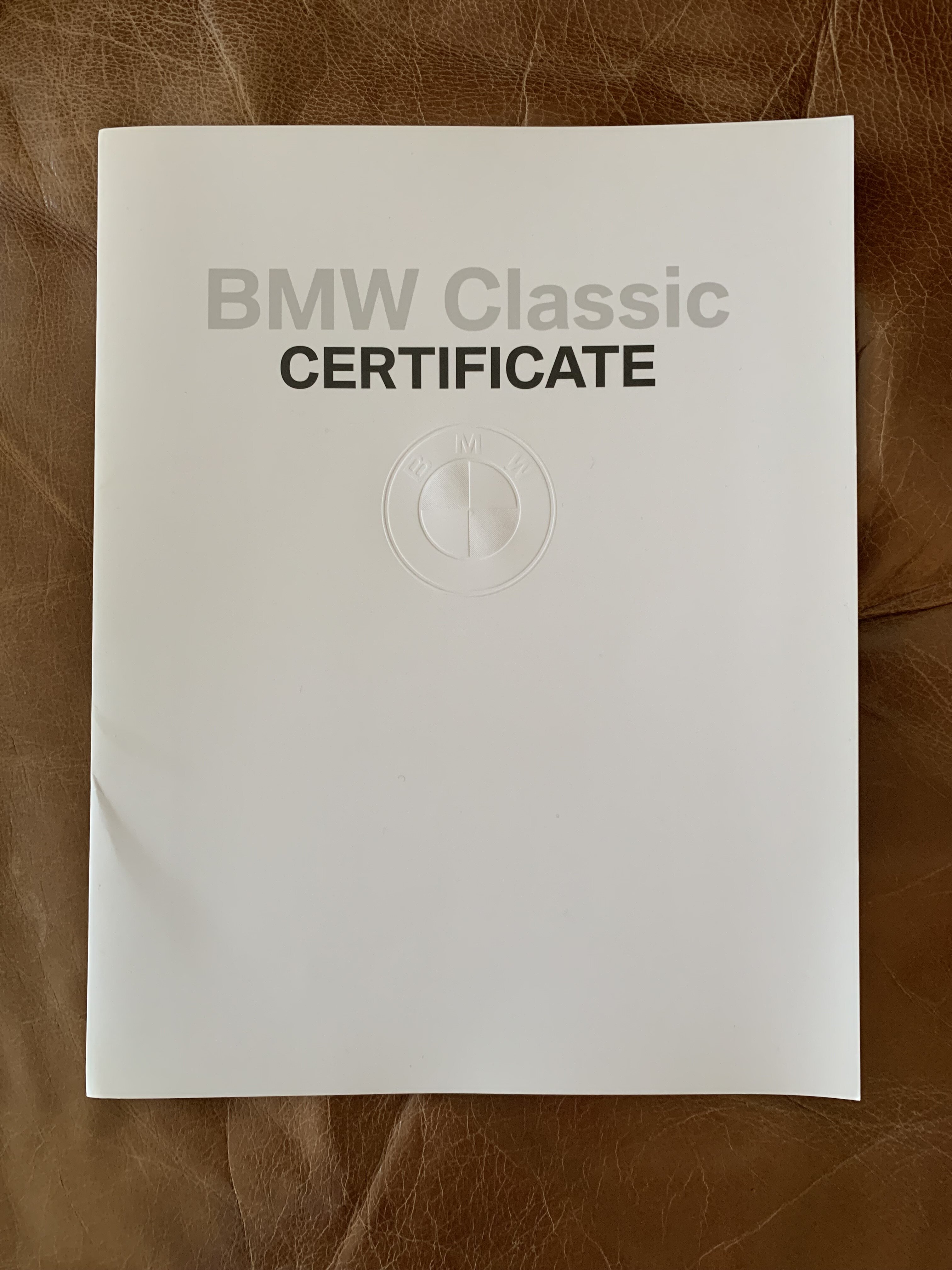 BMW Classic Certification |﻿ BMW 2002 and other '02