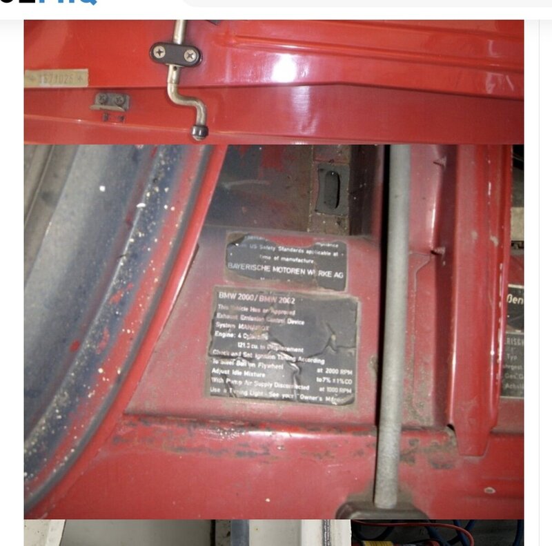 FMVSS Sticker Question |﻿ BMW 2002 and other '02