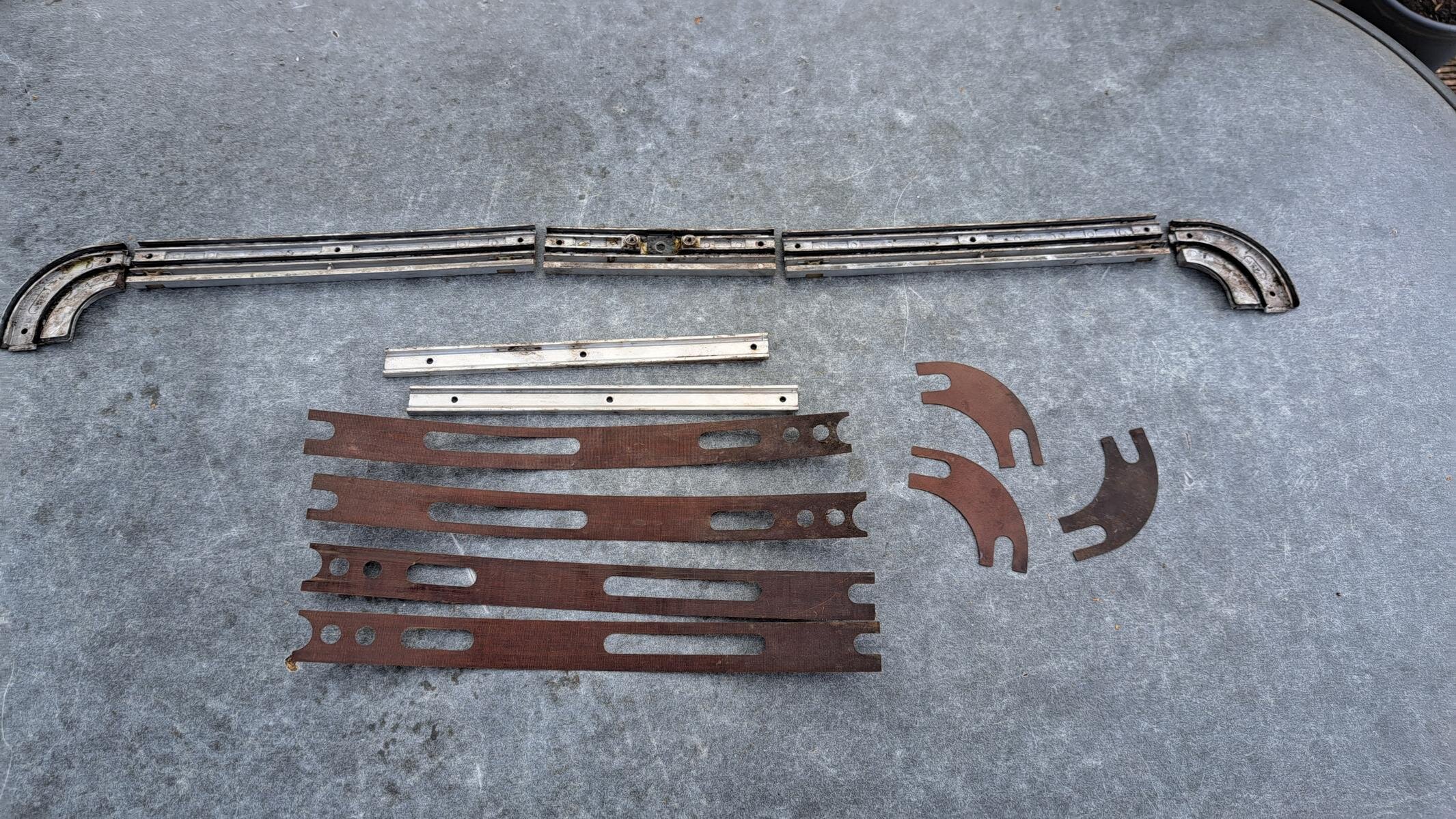 sunroof guide rails, lot |﻿ Body and Interior