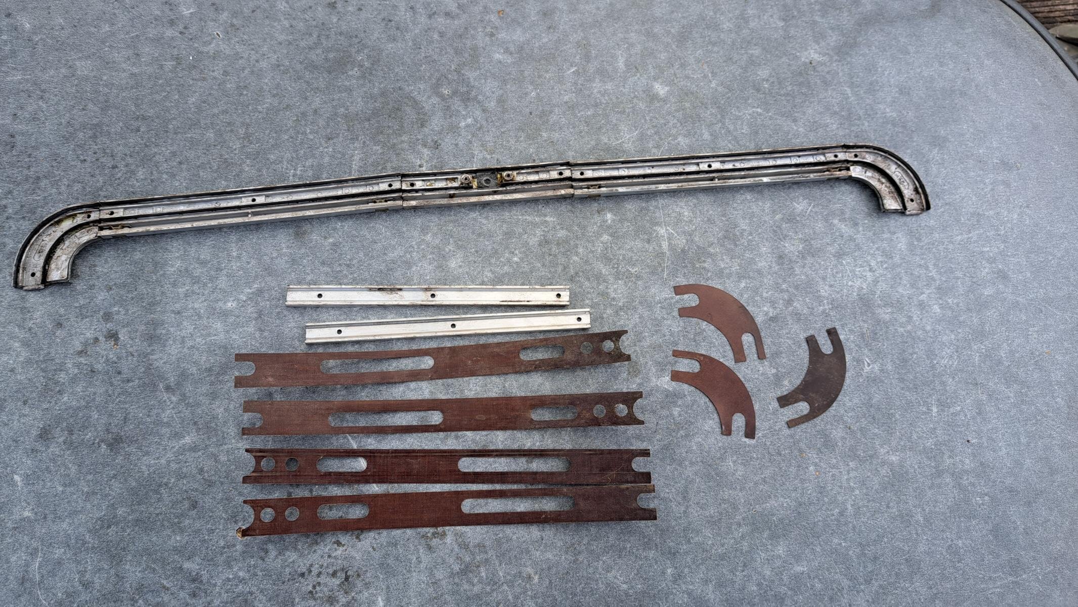 sunroof guide rails, lot |﻿ Body and Interior