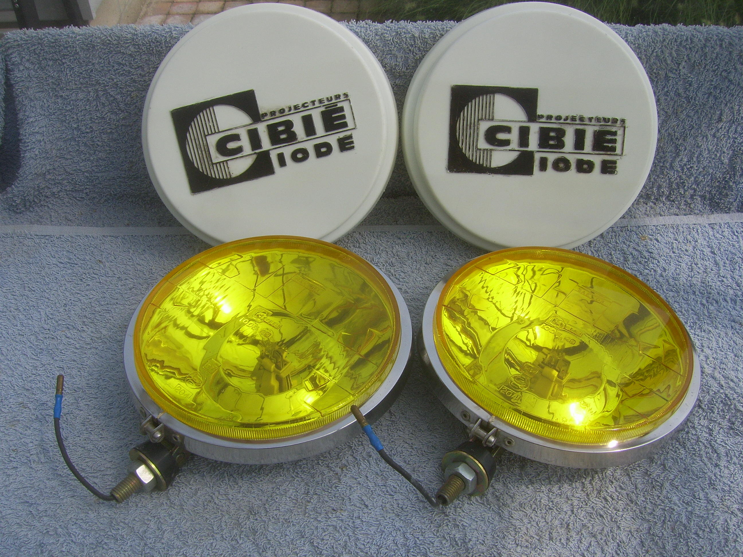 FS: Cibie 45 Yellow Driving Lights + Covers. |﻿ Miscellaneous