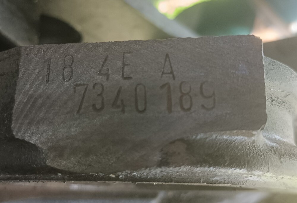 What's this white 'D' painted on my (E30) M10 engine block? |﻿ BMW 2002 ...