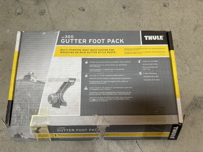 Thule Gutter Foot Roof Feet & Bars |﻿ Miscellaneous