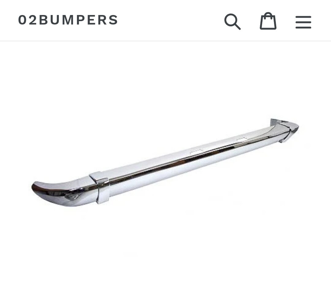 New Stainless Steel Rear Short Euro Bumper $450 |﻿ Body and Interior