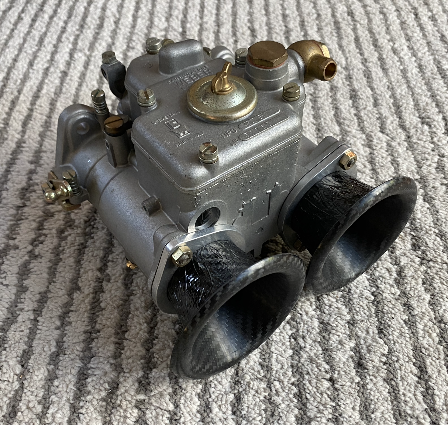 Four 45mm carbon fiber velocity stacks by Son of Cobra - Engine and ...