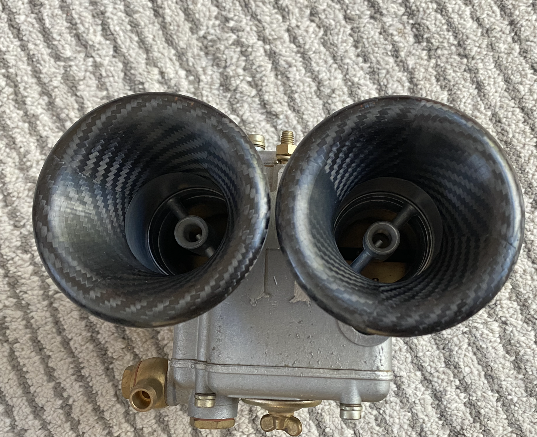 Four 45mm carbon fiber velocity stacks by Son of Cobra - Engine and ...